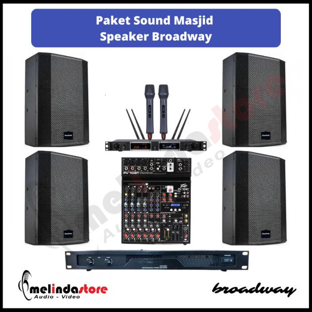 Paket Sound System Masjid Speaker Boradway CON-8