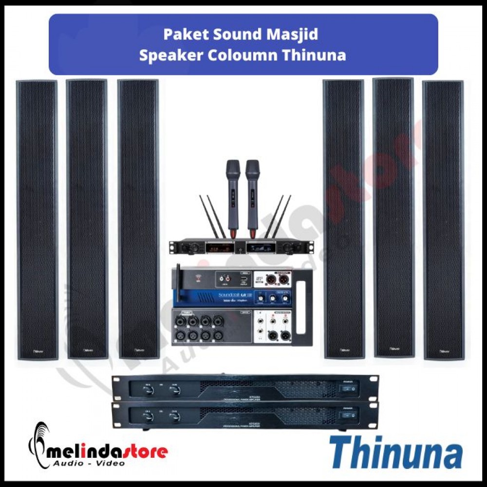 Paket Sound System Masjid Indoor Speaker Thinuna QL120L