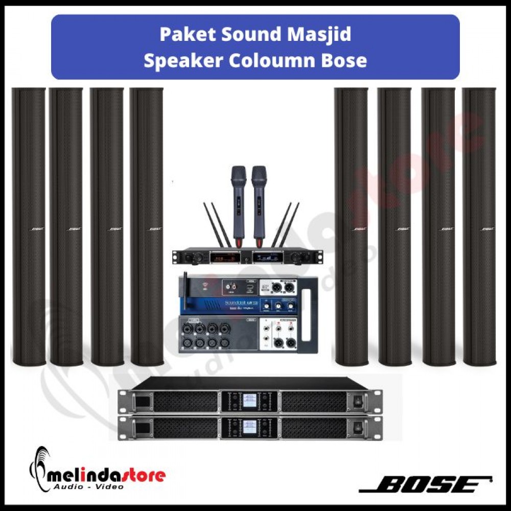 Paket Sound System Masjid Indoor Speaker Bose
