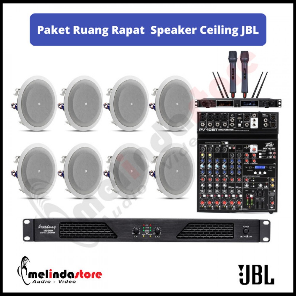 Paket Sound System Ruang Rapat Speaker Ceiling JBL