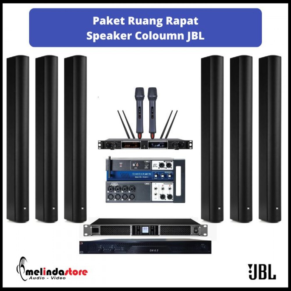 Paket Sound System Ruang Rapat Speaker Coloumn JBL CBT 100