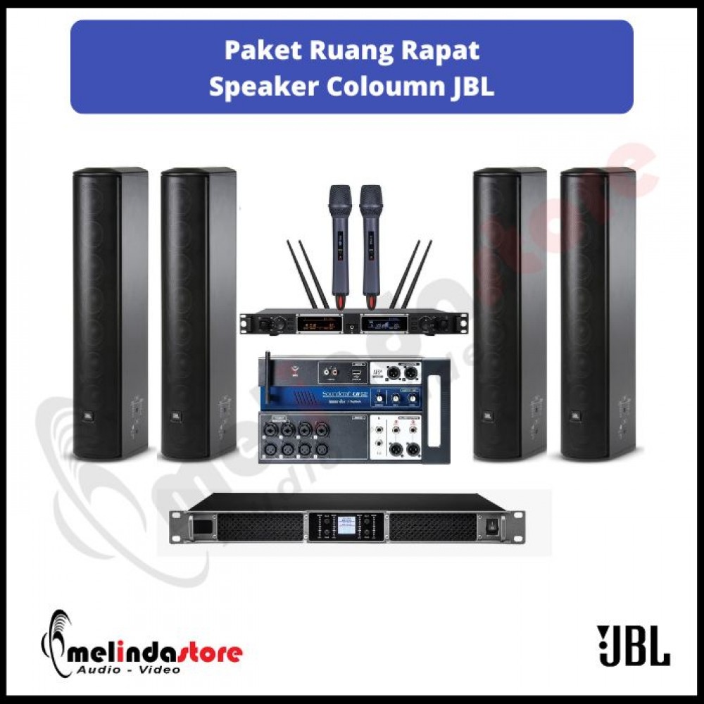Paket Sound System Ruang Rapat Speaker JBL CBT50-LA