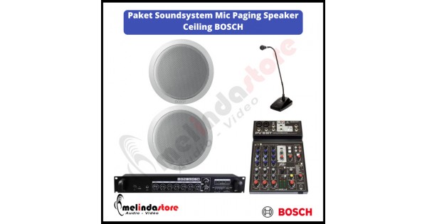 Paket Sound System Mic Paging Speaker Ceiling BOSCH LHM0606