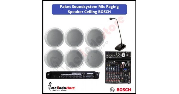 Paket Sound System Mic Paging Speaker Ceiling BOSCH LHM0606