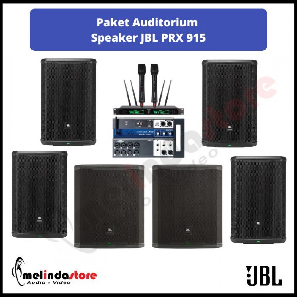 Paket Auditorium Speaker JBL PRX 915