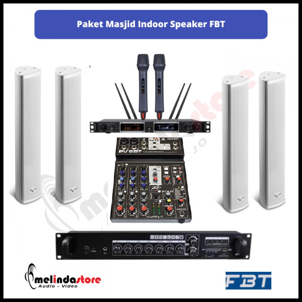 Paket Sound System Masjid Indoor Speaker FBT CS3130